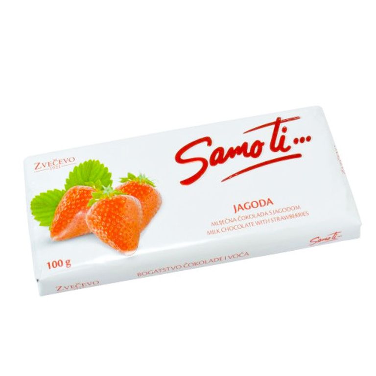 Paket.mk - Samo ti Чоколадо со јагода 100гр