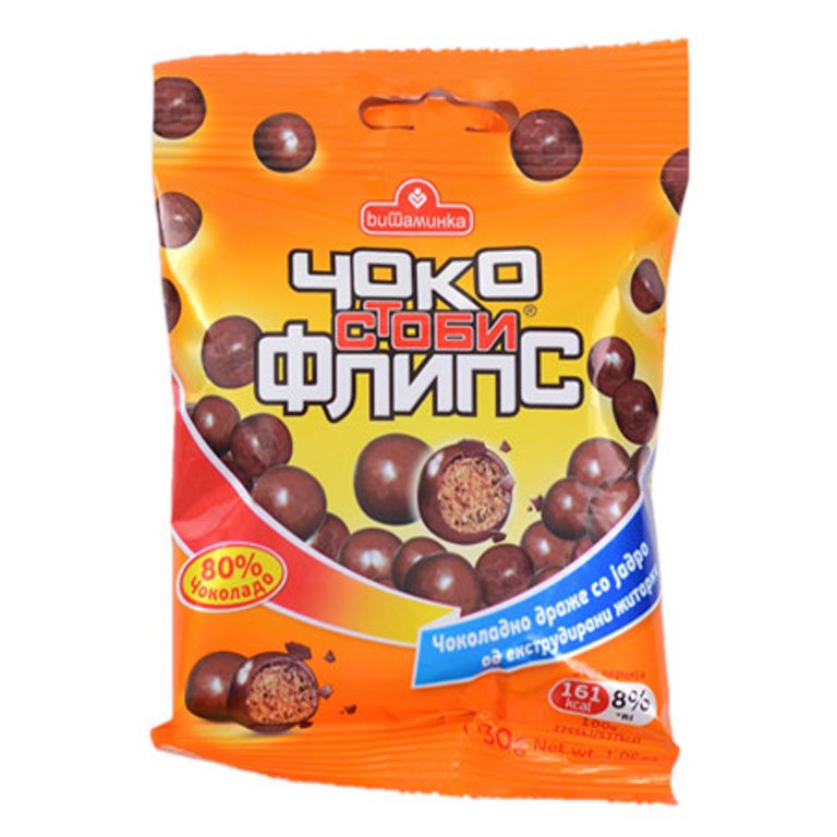 Витаминка Чоко Стоби Флипс 30гр - Paket.mk