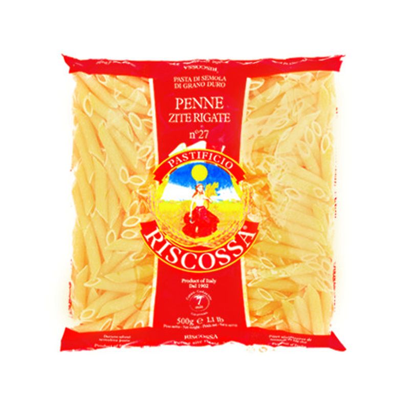 Riscossa Penne Zitte Rigate бр.27 Макарони 500гр - Paket.mk