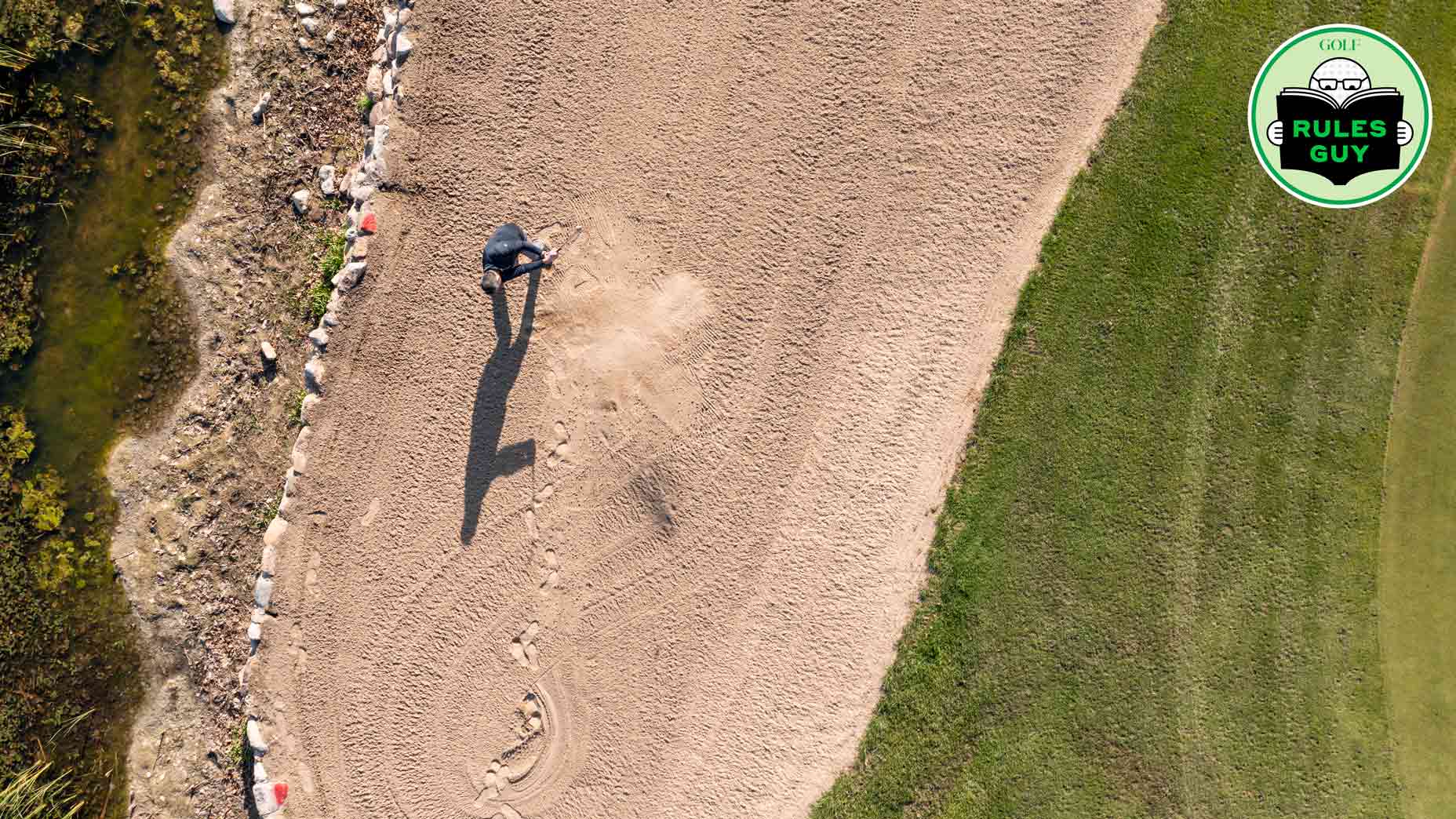 Rules Guy: Where can you drop from a bunker marked as ground under repair?
