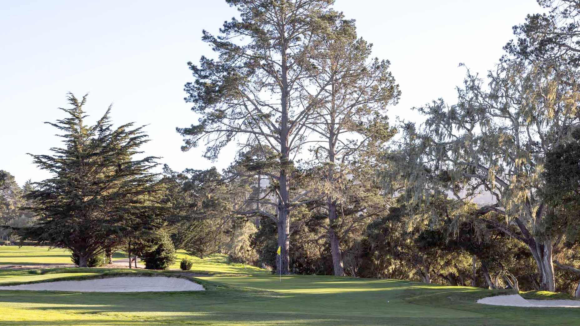 This beautiful golf course photo looks like actual golf heaven-on-earth