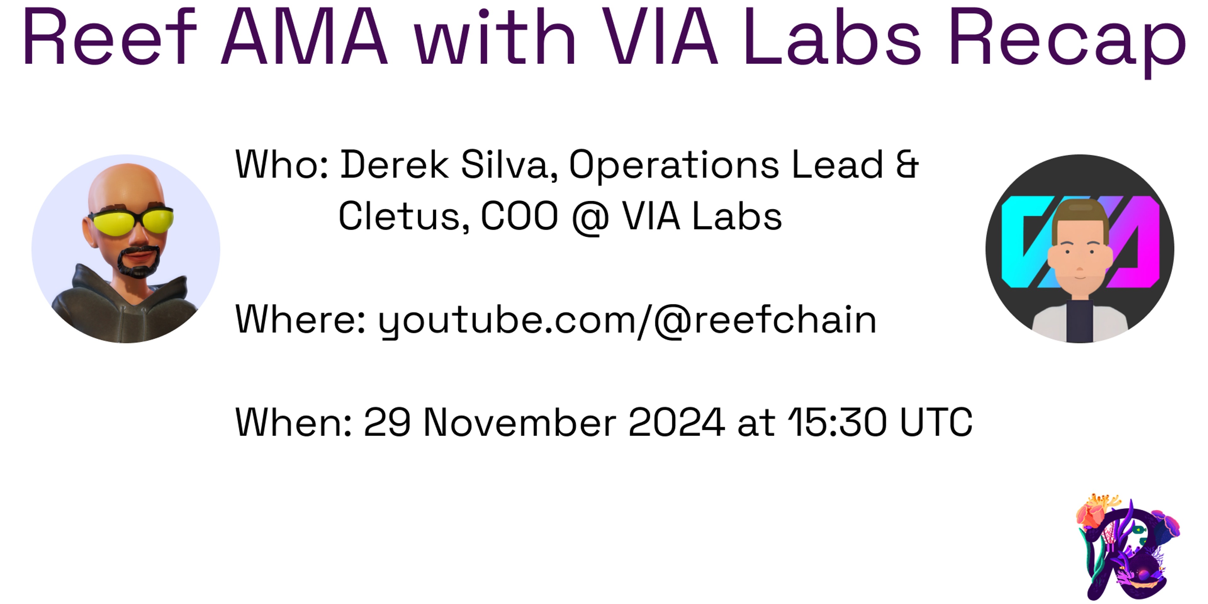 Reef x VIA Labs November 2024 AMA Recap