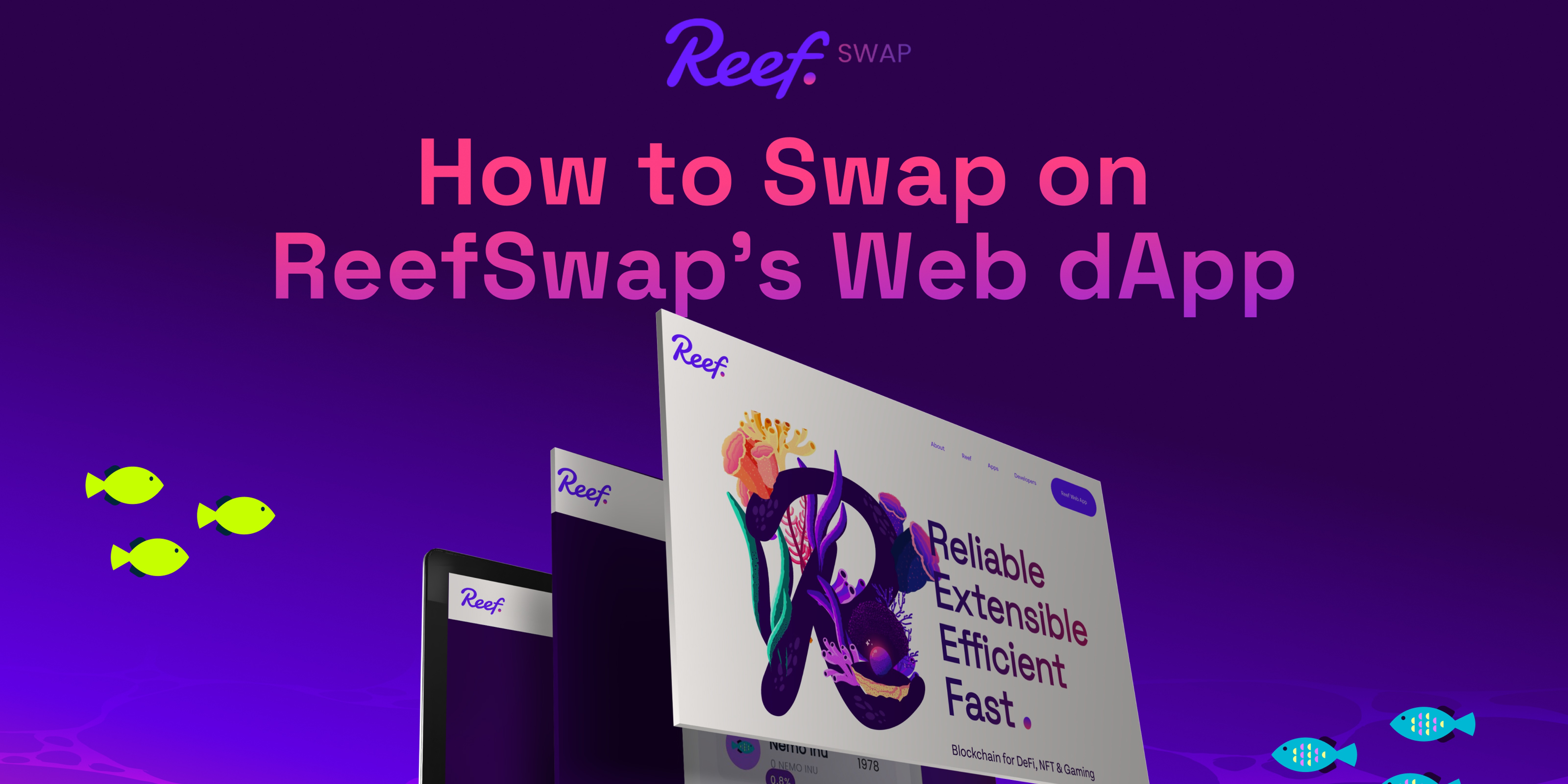 How to Swap on ReefSwap’s Web dApp