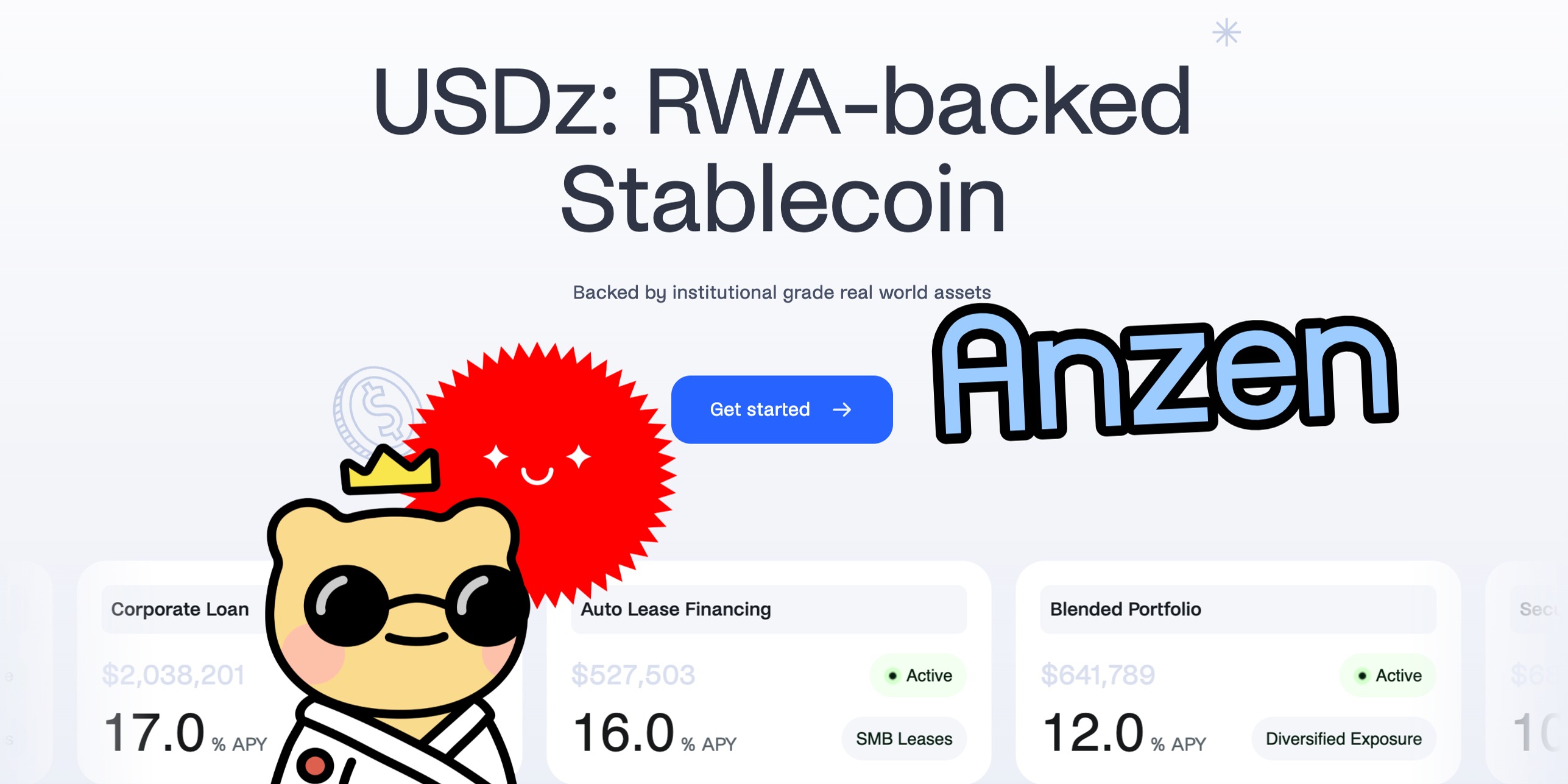 Anzen Finance ฟาร์ม yield และล่า airdrop ด้วย stable