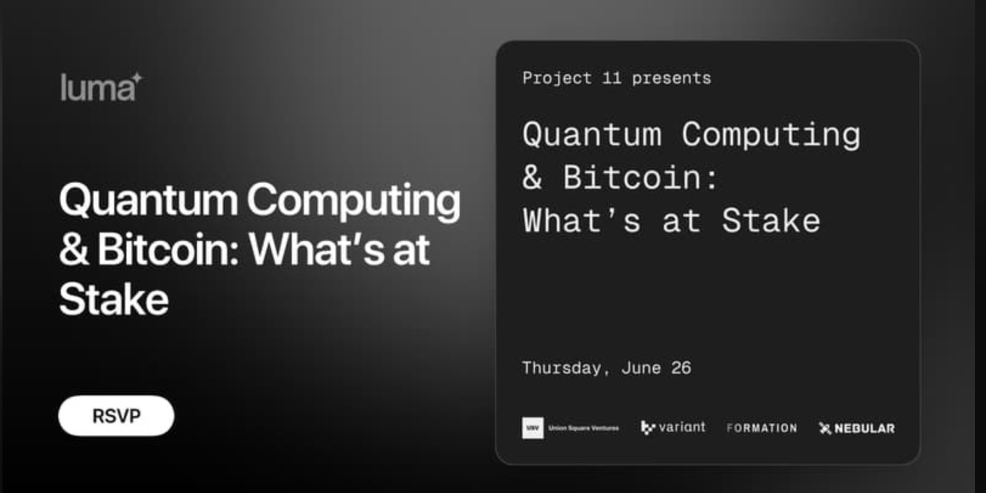 You're Invited to Our Quantum Computing Event