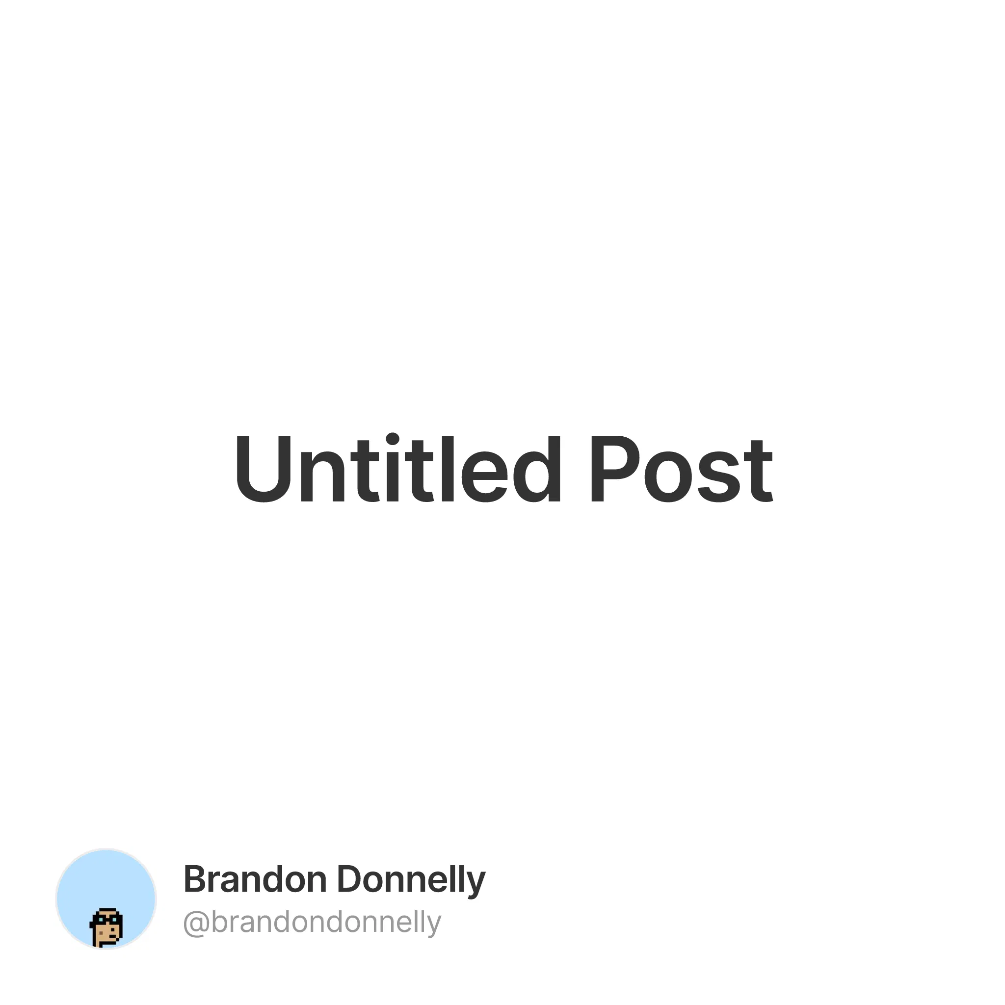 Brandon Donnelly | The development value chain