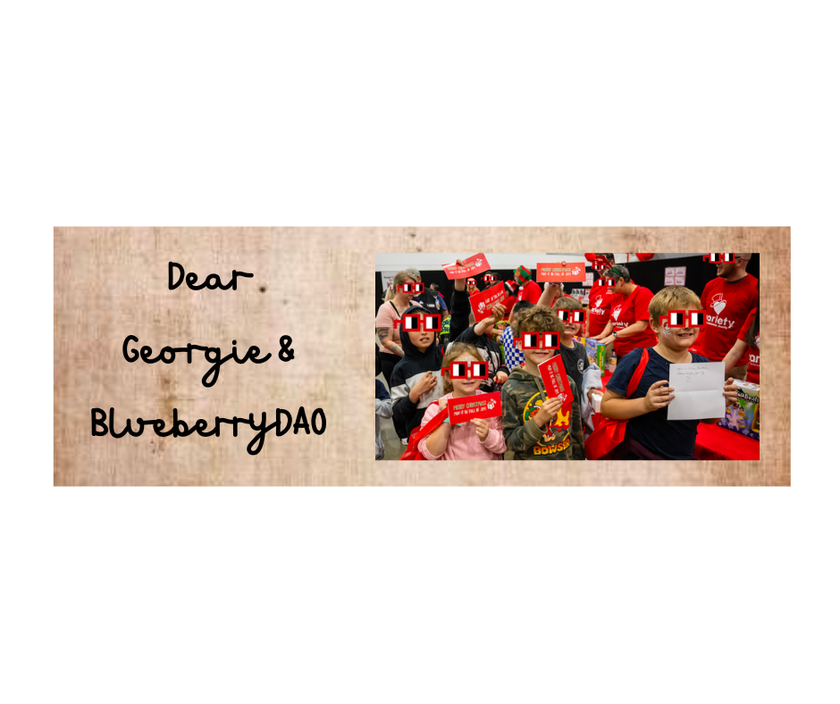 Terminally Onchain by YB | A letter to Georgie & BlueberryDAO