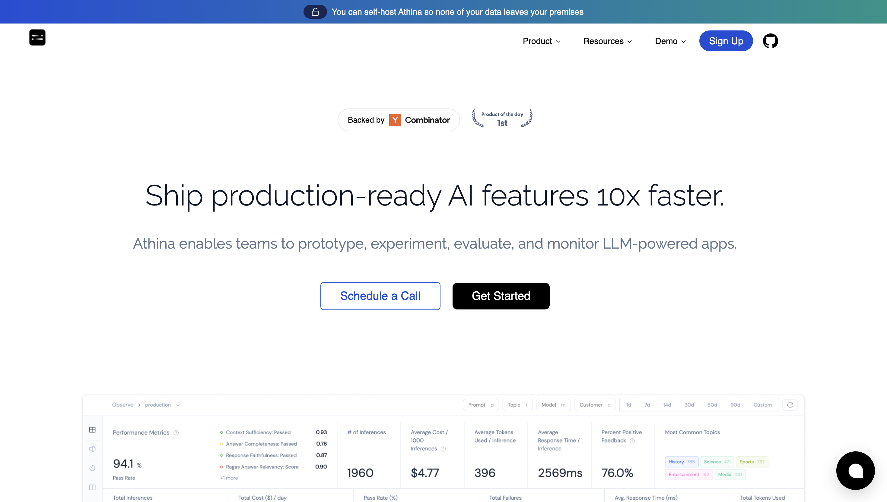 Founding Engineer / Senior Fullstack Engineer at Athina Ai (yc W23)