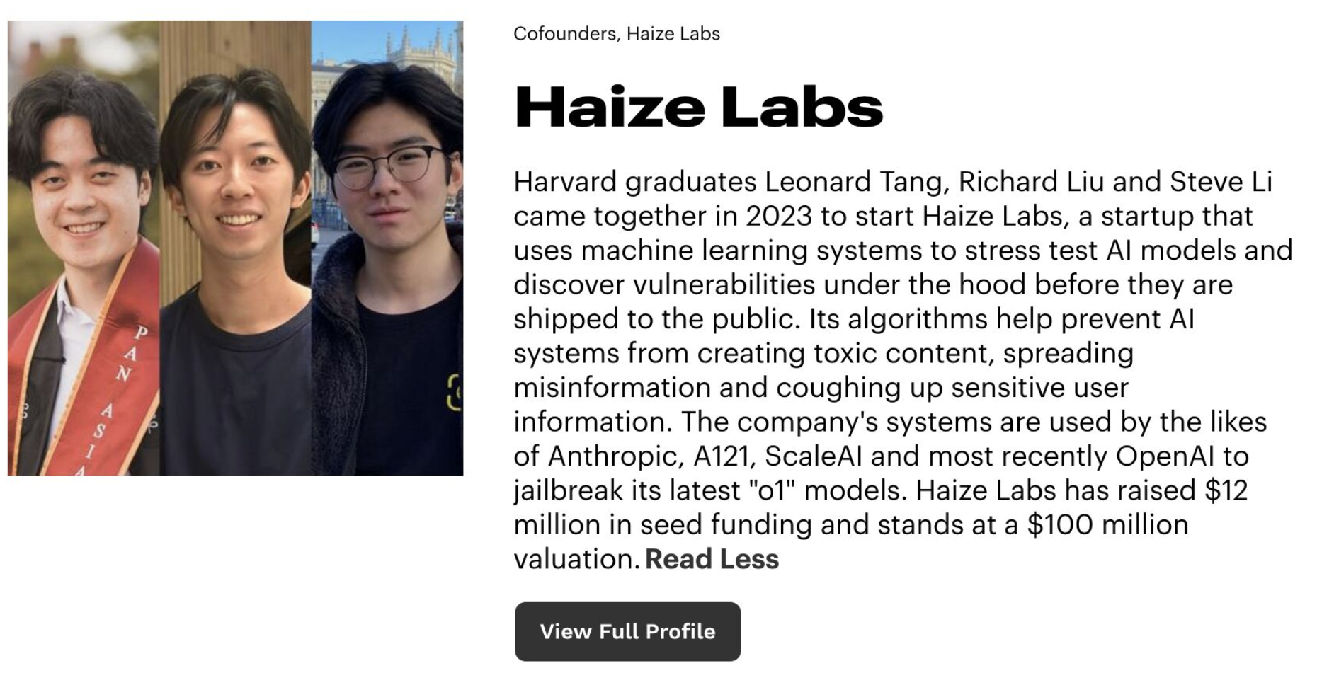 Staff+ Backend/Infra Software Engineer at Haize Labs