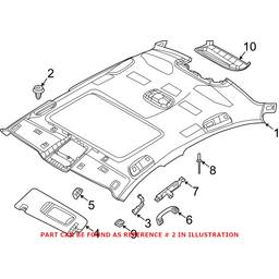 BMW Headliner Clip Genuine BMW 07147212593
