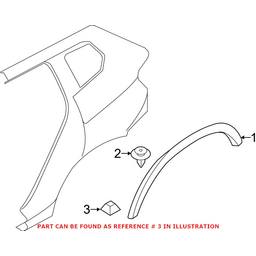BMW Fender Flare Clip Genuine BMW 07147391323