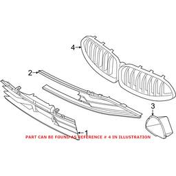 BMW Grille Genuine BMW 51137449420