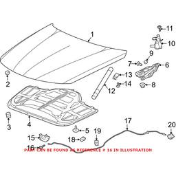 Genuine Cadillac Hood Latch Bolt 11548646 Genuine Cadillac 11548646