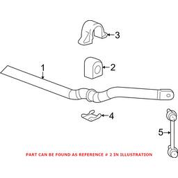Genuine Cadillac Suspension Stabilizer Bar Bushing – Front 25759231 ...