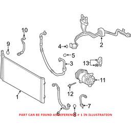 Land Rover A/C Condenser LR115952 – Genuine Land Rover Genuine Land ...
