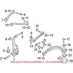Steering Knuckle – Front Pasenger Side Genuine Porsche 95B407254F