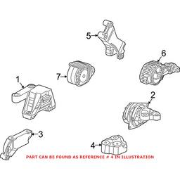 Engine Mount Bracket – Driver Side Genuine Saab 9191150