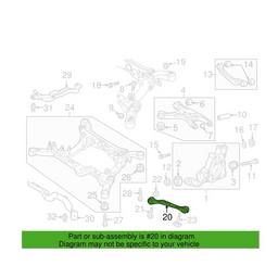 Audi Control Arm – Rear Driver Side Lower Forward 8K0501529N Genuine VW ...