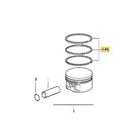 Piston Ring Set Genuine BMW 11257515722