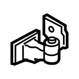 Door Hinge Genuine BMW 41007495992