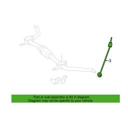 Mercedes Sway Bar End Link – Front Passenger Side 1663200889 Genuine ...