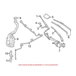 Mercedes Windshield Wiper Motor 1768200040 – Genuine Mercedes Genuine ...