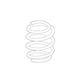 Front Coil Spring Genuine Mercedes-Benz 2123211204