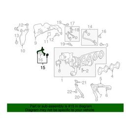 Mercedes Turbo Water Pipe 2712031002 Genuine Mercedes-Benz 2712031002