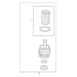 Engine Oil Filter Kit Genuine Toyota 156500S010