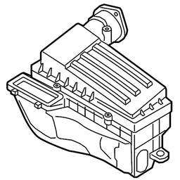 Air Box (w/ Filter) Genuine VW/Audi 1K0129607BC