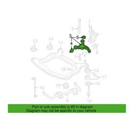 Volvo Control Arm – Front Driver Side 30760586 Genuine Volvo 30760586