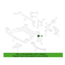 Volvo Subframe Bushing – Front 31201148 Genuine Volvo 31201148