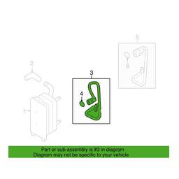 Volvo Automatic Transmission Oil Cooler Tube 31368678 Genuine Volvo ...