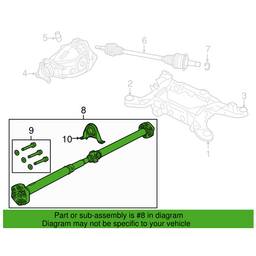 Dodge Drive Shaft – Rear 68272626AD Mopar 68272626AD