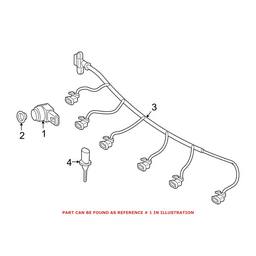 Mercedes Park Assist Sensor – Front Outer 0009050342 Genuine Mercedes ...