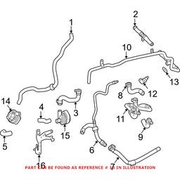 Mercedes Engine Coolant Temperature Sensor O-Ring 0229979848 Genuine ...