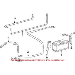 Genuine Mercedes-Benz Battery Vent Tube 0249974982 Genuine Mercedes ...