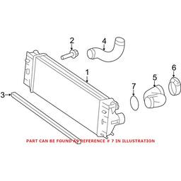 Mercedes Turbocharger Intercooler Tube Seal 0289974548 Genuine Mercedes ...