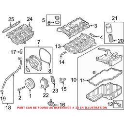 Audi Engine Oil Cooler 06K117021K – Genuine VW/Audi Genuine VW/Audi ...