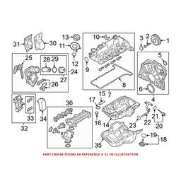 BMW Engine Oil Cooler Gasket 11428516396 – Genuine BMW Genuine BMW ...