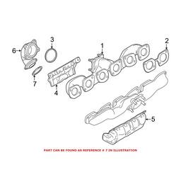 BMW Turbocharger Gasket 11627561961 Genuine BMW 11627561961