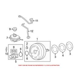 BMW Brake Vacuum Hose – Genuine BMW Genuine BMW 11667613026