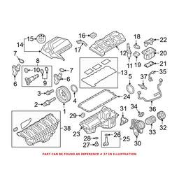 BMW Engine Oil Temperature Sensor 13627580635 Genuine BMW 13627580635