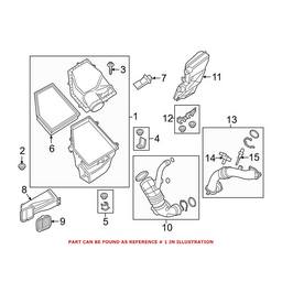 BMW Air Filter and Housing Assembly 13717643301 – Genuine BMW Genuine ...