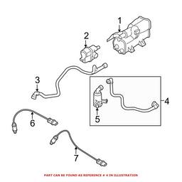 BMW Vapor Canister Filter 16137170673 Genuine BMW 16137170673