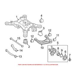 Suspension Control Arm Genuine Mercedes-Benz 1663500306