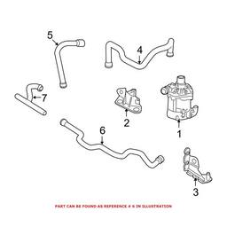 BMW Engine Coolant Hose 17127589737 – Genuine BMW Genuine BMW 17127589737