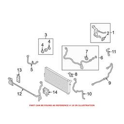 BMW Engine Coolant Hose 17127600836 Genuine BMW 17127600836