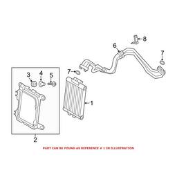 BMW Engine Oil Cooler 17217618360 Genuine BMW 17217618360