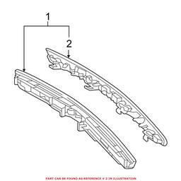 Mercedes Center High Mount Stop Light Lens – Rear 1728200066 Genuine ...